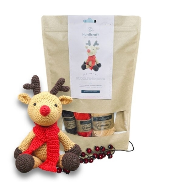 Hardicraft | Other | Crochet Reindeer Kit Christmas Reindeer Diy ...